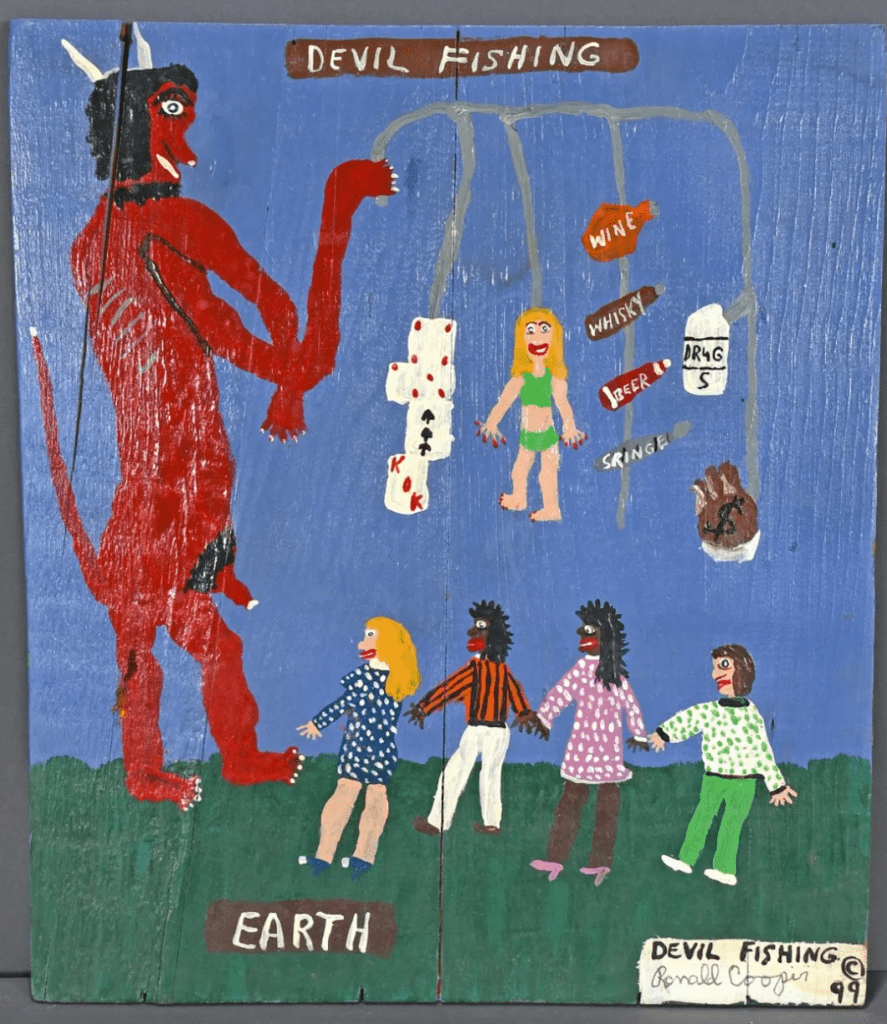 The Fourth Most Popular Work of 2023: RONALD COOPER - folkartwork