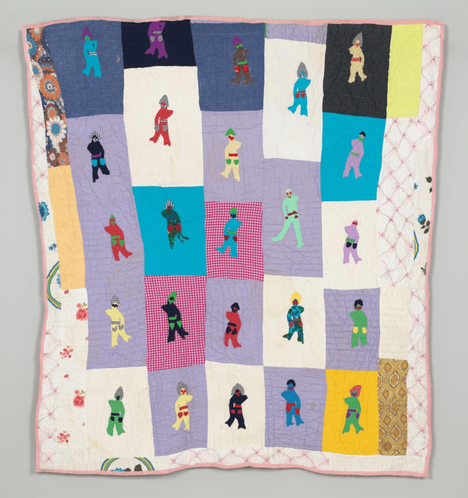 Daily Art: SARAH MARY TAYLOR's "Figures Quilt" - folkartwork